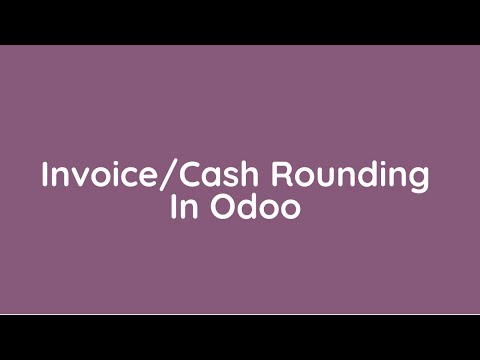 How To Round Invoice In Odoo || Cash Rounding In Odoo | Click To Hub ...