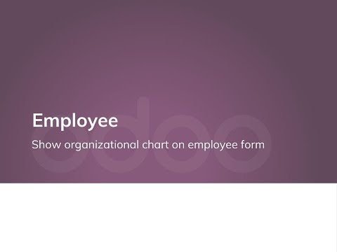 Show organizational chart on employee form | ClicktoHub ERP