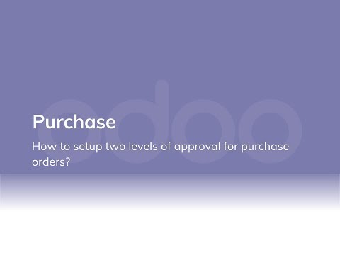 How to setup two levels of approval for purchase orders? | ClicktoHub ERP