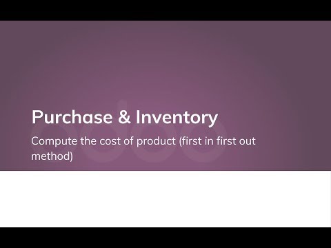 Compute the cost of product (first in first out method) | ClicktoHub ERP